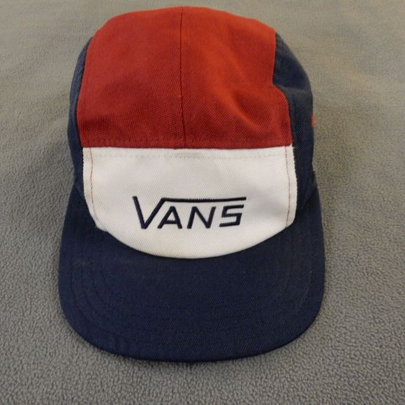 Vans | Accessories | Vans Hat Red White Blue Adjustable Skateboard ...